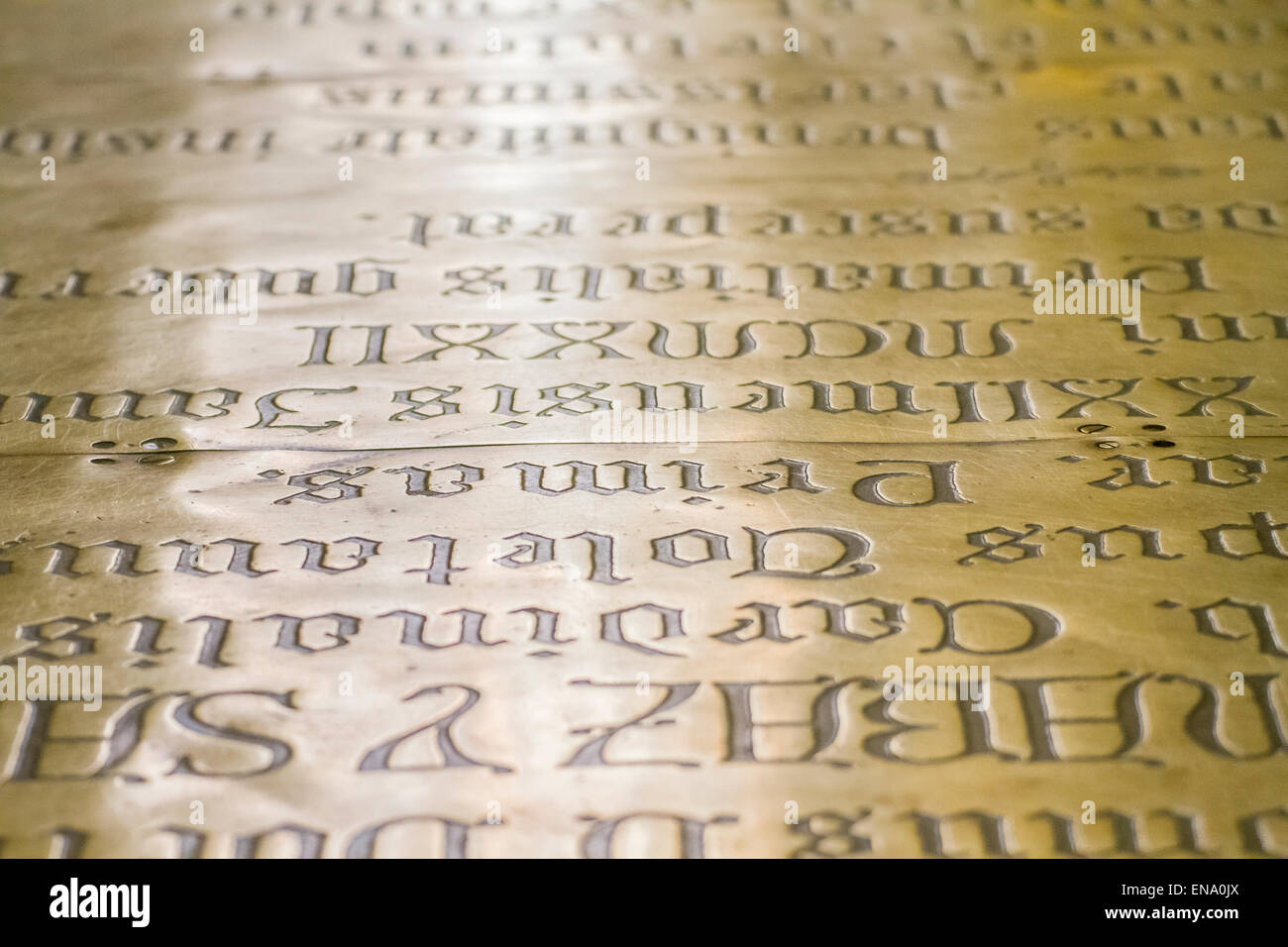 Ancient latin alphabet tablet hi-res stock photography and images - Alamy