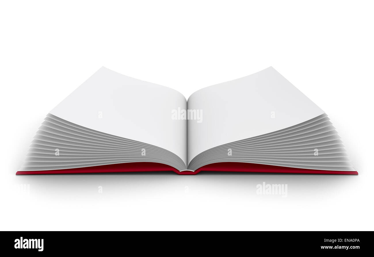 3D rendering of the open book Stock Photo - Alamy