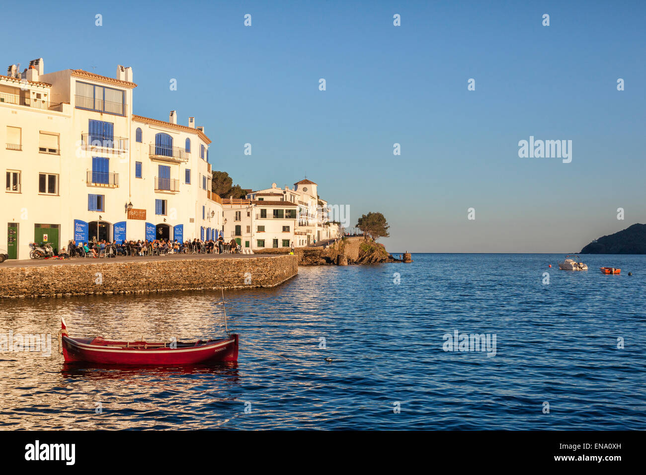 Evening at Cadaques, Catalonia, Spain Stock Photo - Alamy