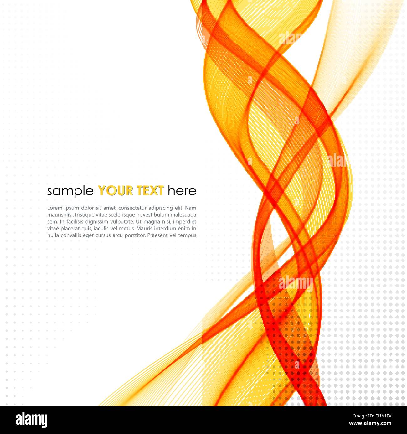 Abstract orange vector template background. EPS 10 Stock Vector Image ...