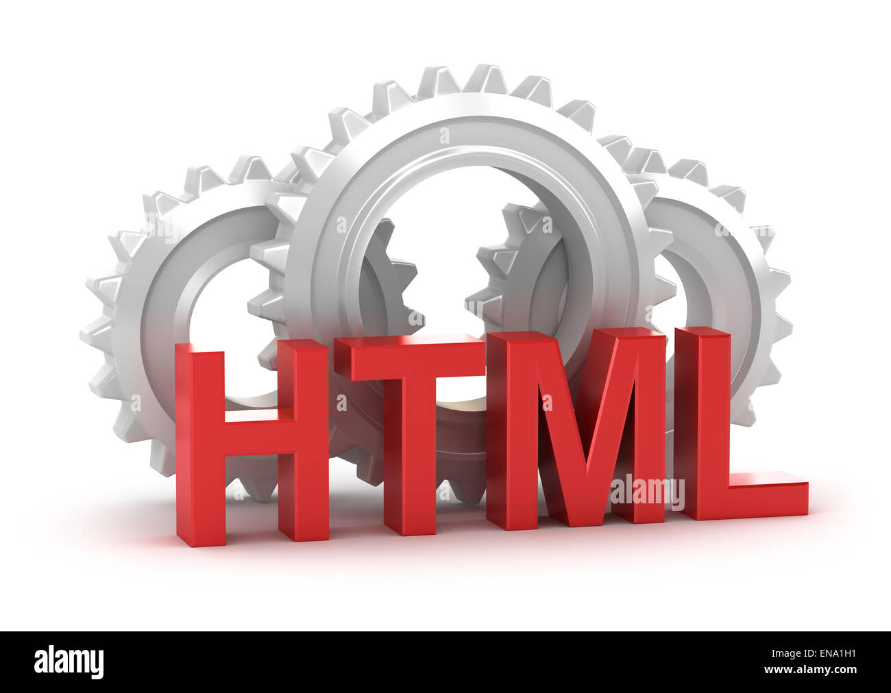 HTML concept isolated on white Stock Photo - Alamy