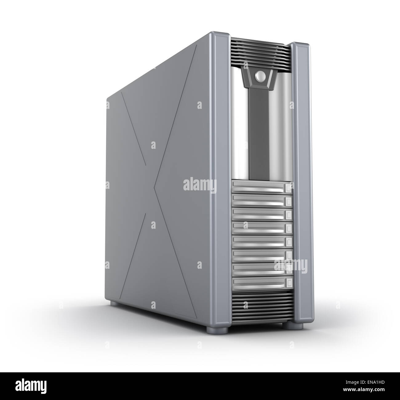 Server Case on white Stock Photo - Alamy