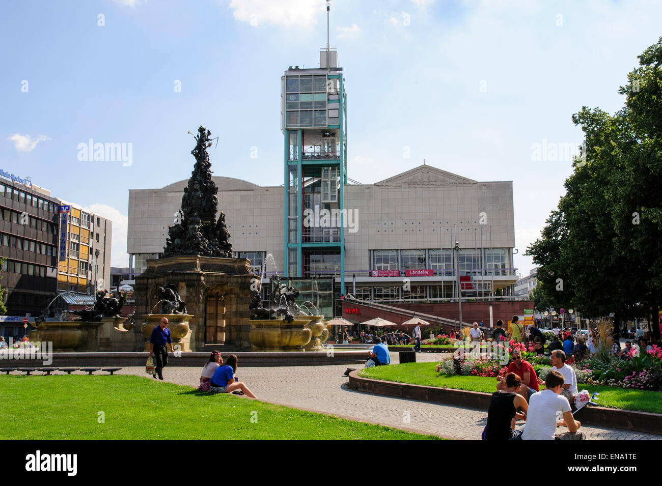 Mannheim paradeplatz hi-res stock photography and images - Alamy