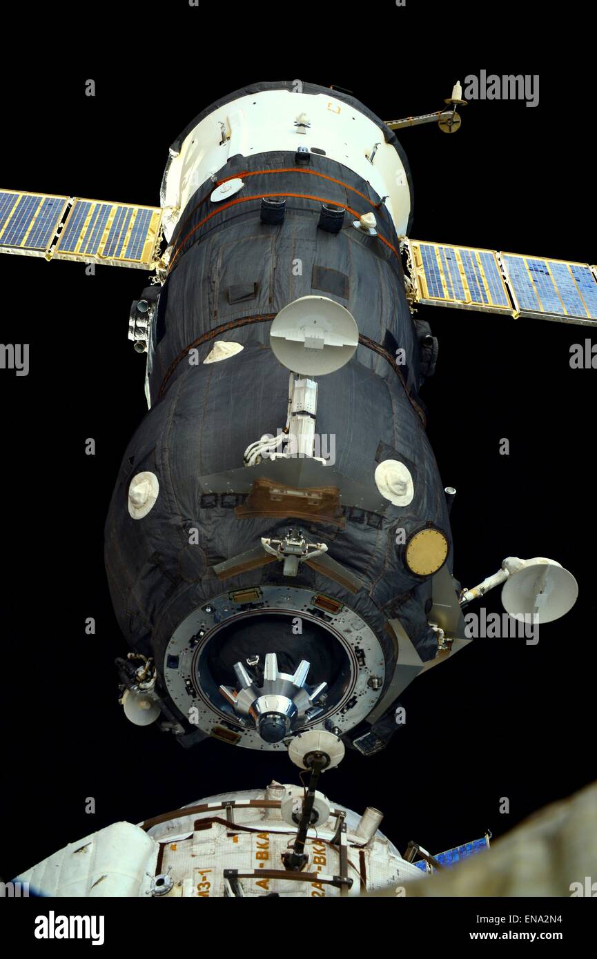 The Russian Progress cargo spacecraft is released from the ...