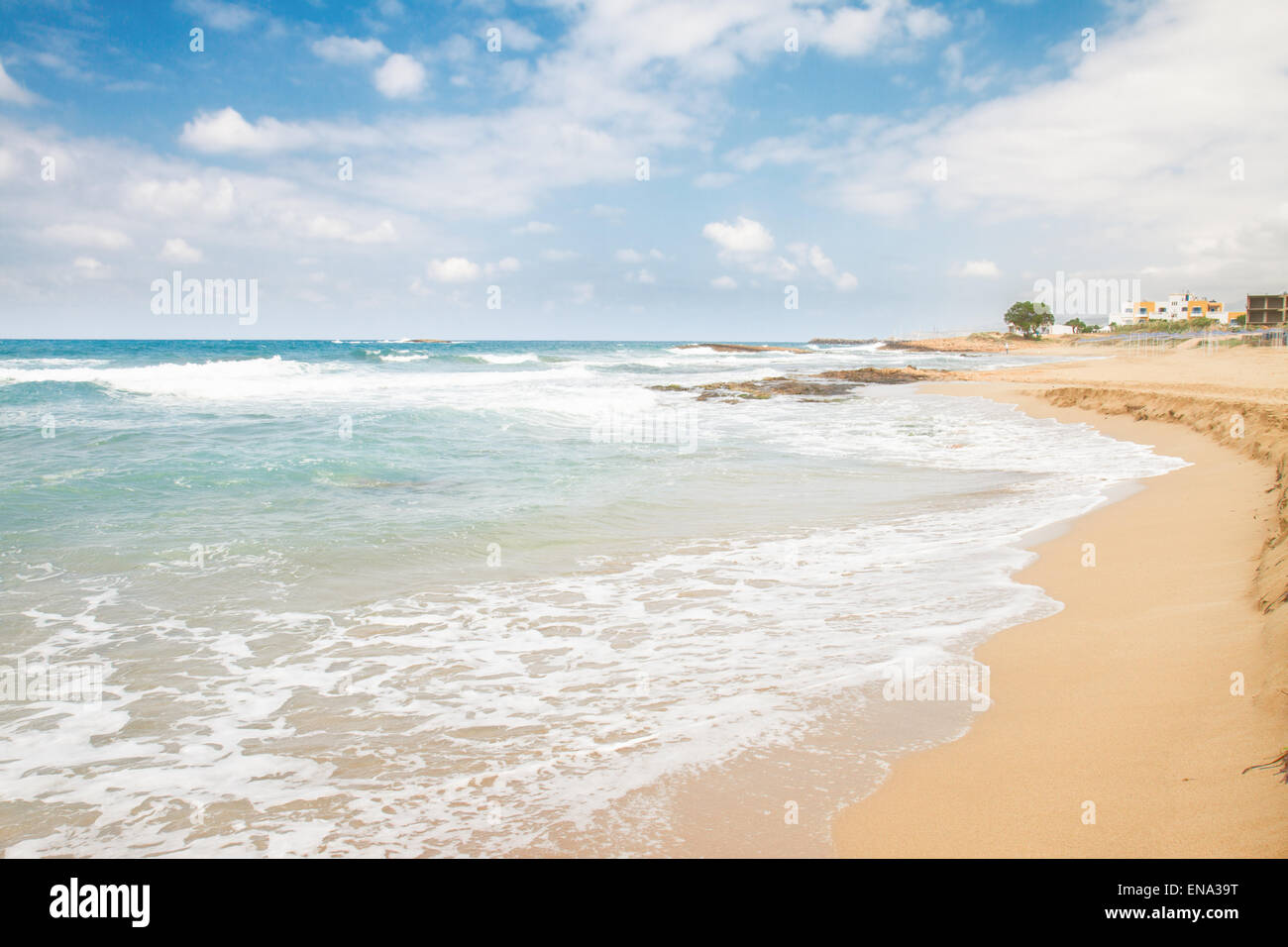 Malia beach crete hi-res stock photography and images - Alamy