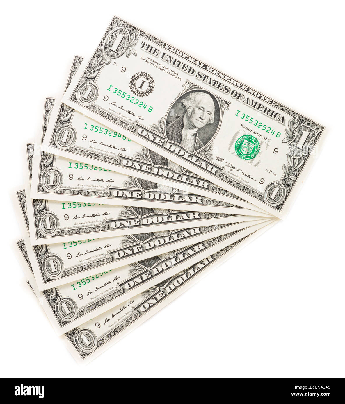Usd american dollar banknotes Cut Out Stock Images & Pictures - Alamy