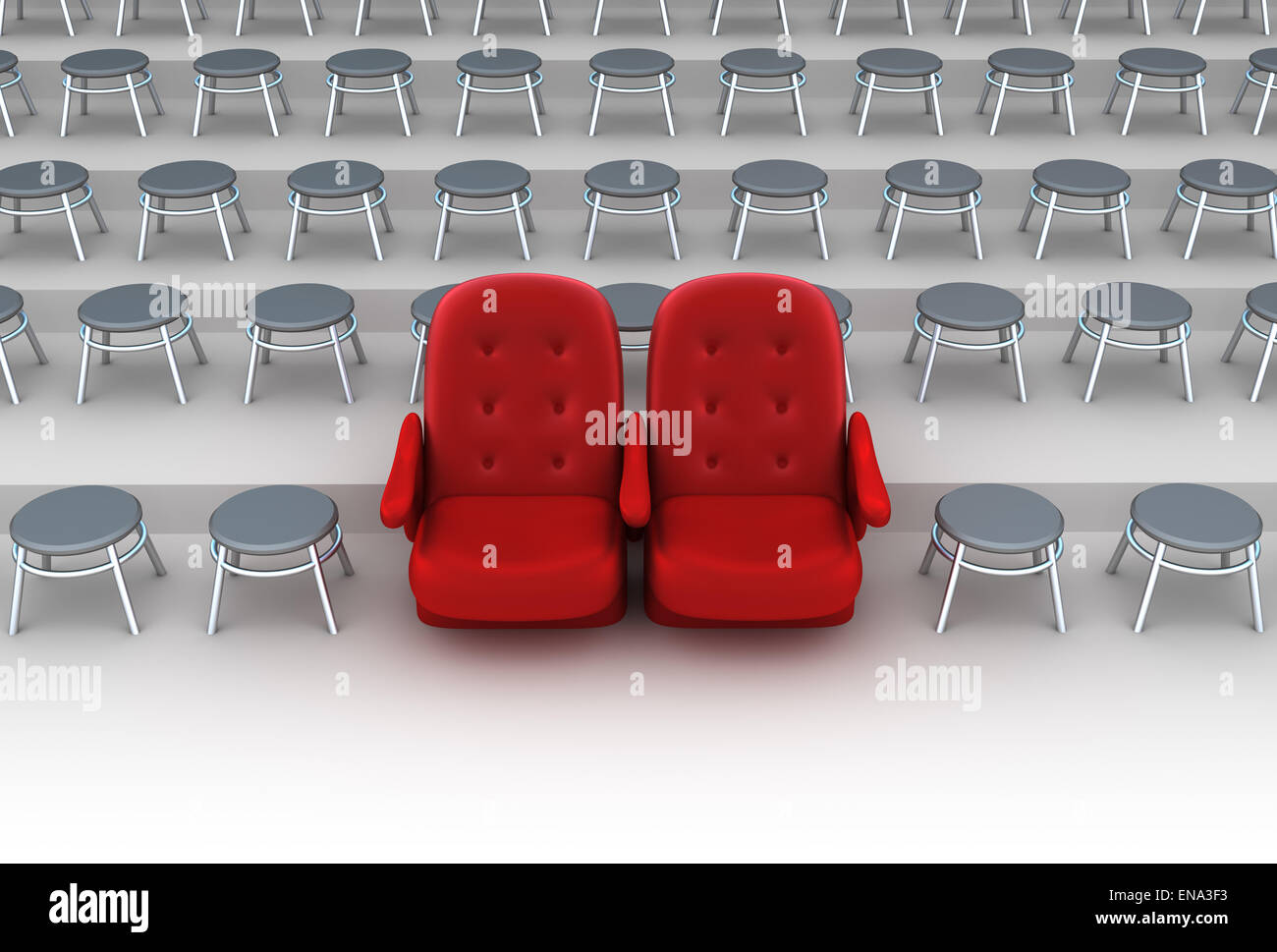 Vip seats concept Stock Photo - Alamy