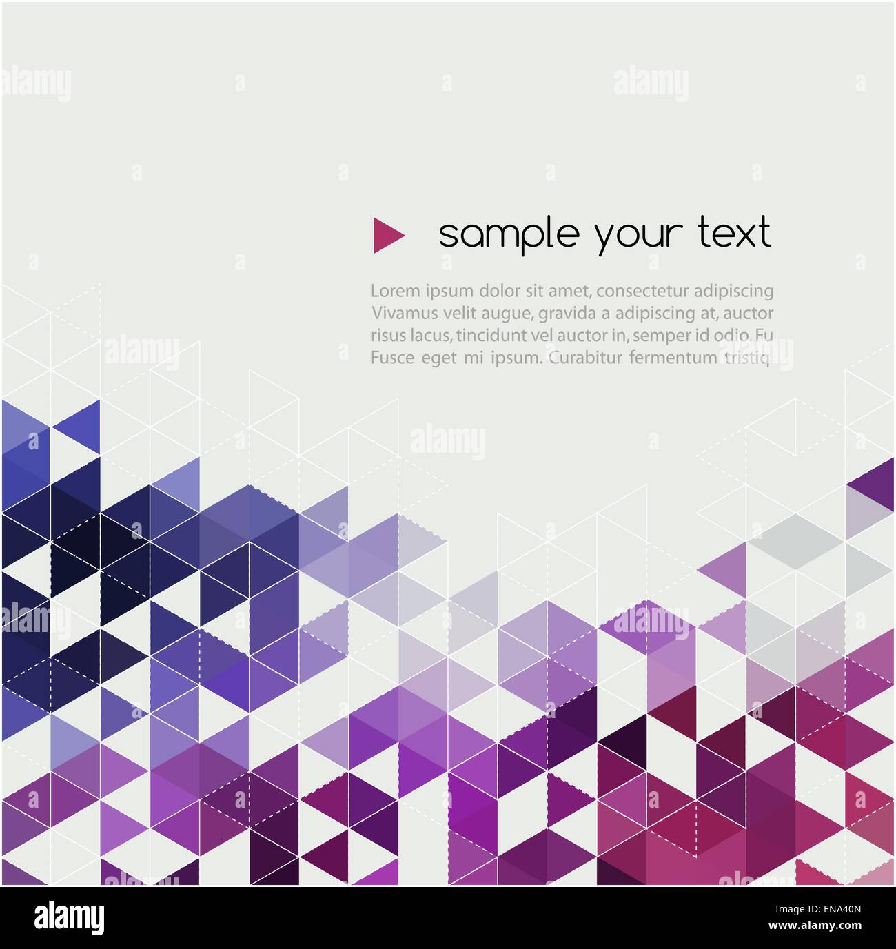 Abstract technology background with triangle. Vector illustration Stock ...