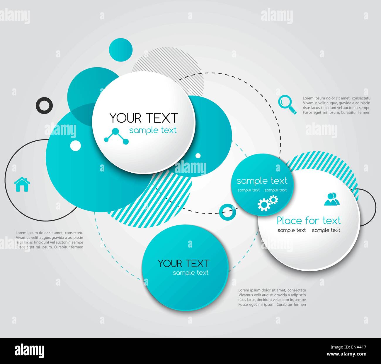 Vector Modern Design Circle template for infographics Stock Vector ...