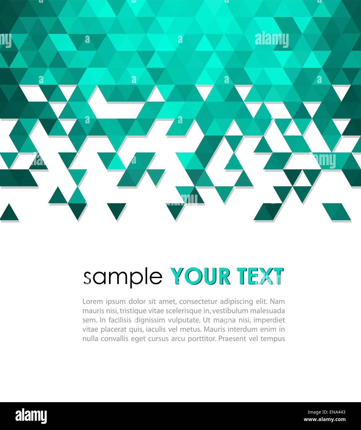 Abstract technology background with triangle. Vector illustration Stock Vector Image & Art - Alamy