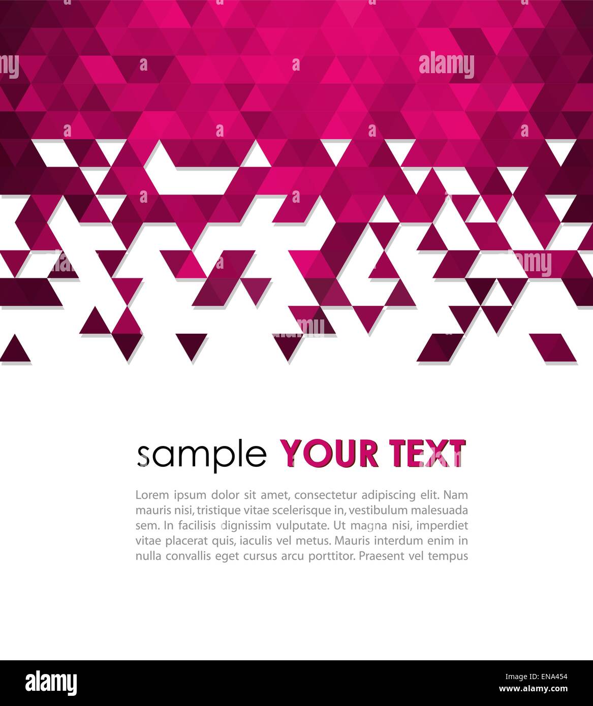 Abstract technology background with triangle. Vector illustration Stock ...