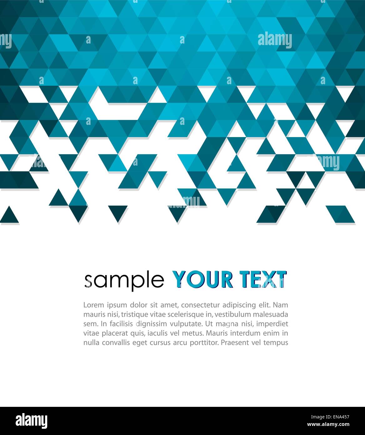 Abstract technology background with triangle. Vector illustration Stock ...