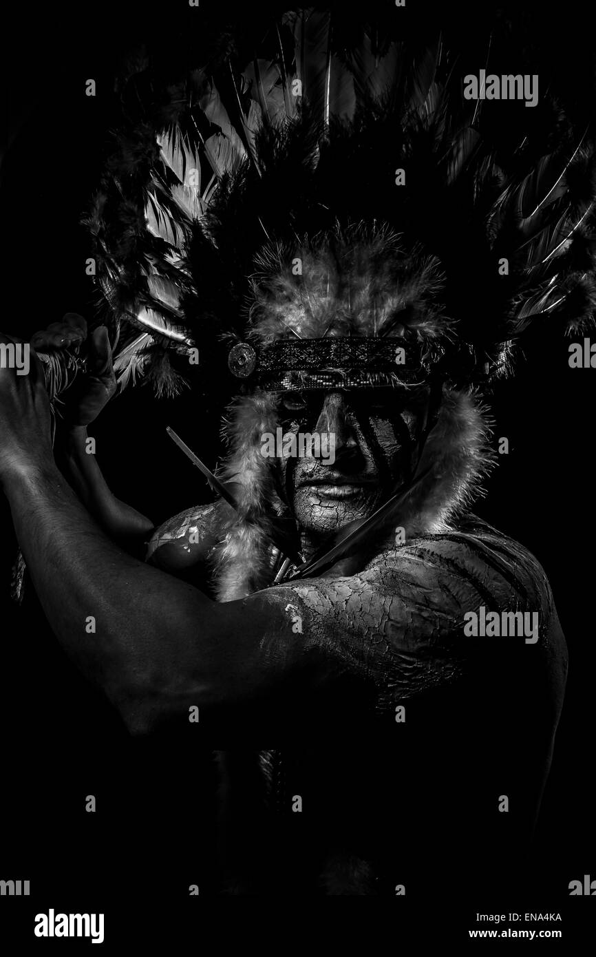 Woman war chief Black and White Stock Photos & Images - Alamy