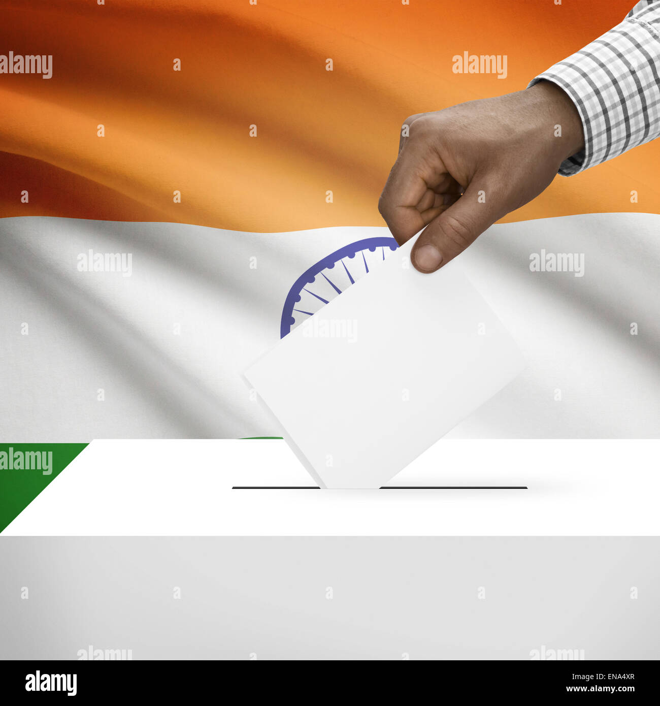 Indian voting polling booth hi-res stock photography and images - Alamy