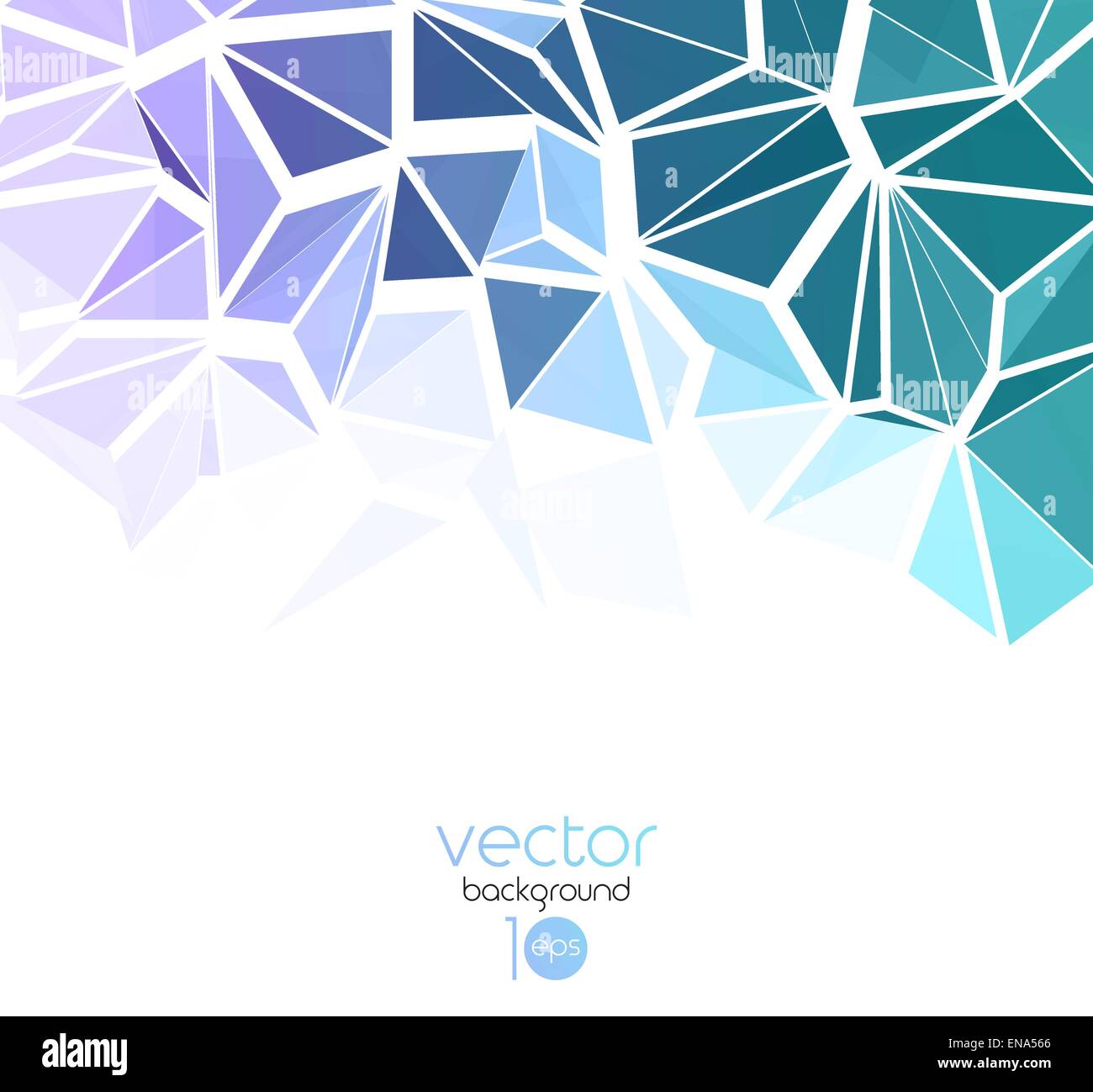 Vector color abstract geometric banner with triangle Stock Vector Image ...
