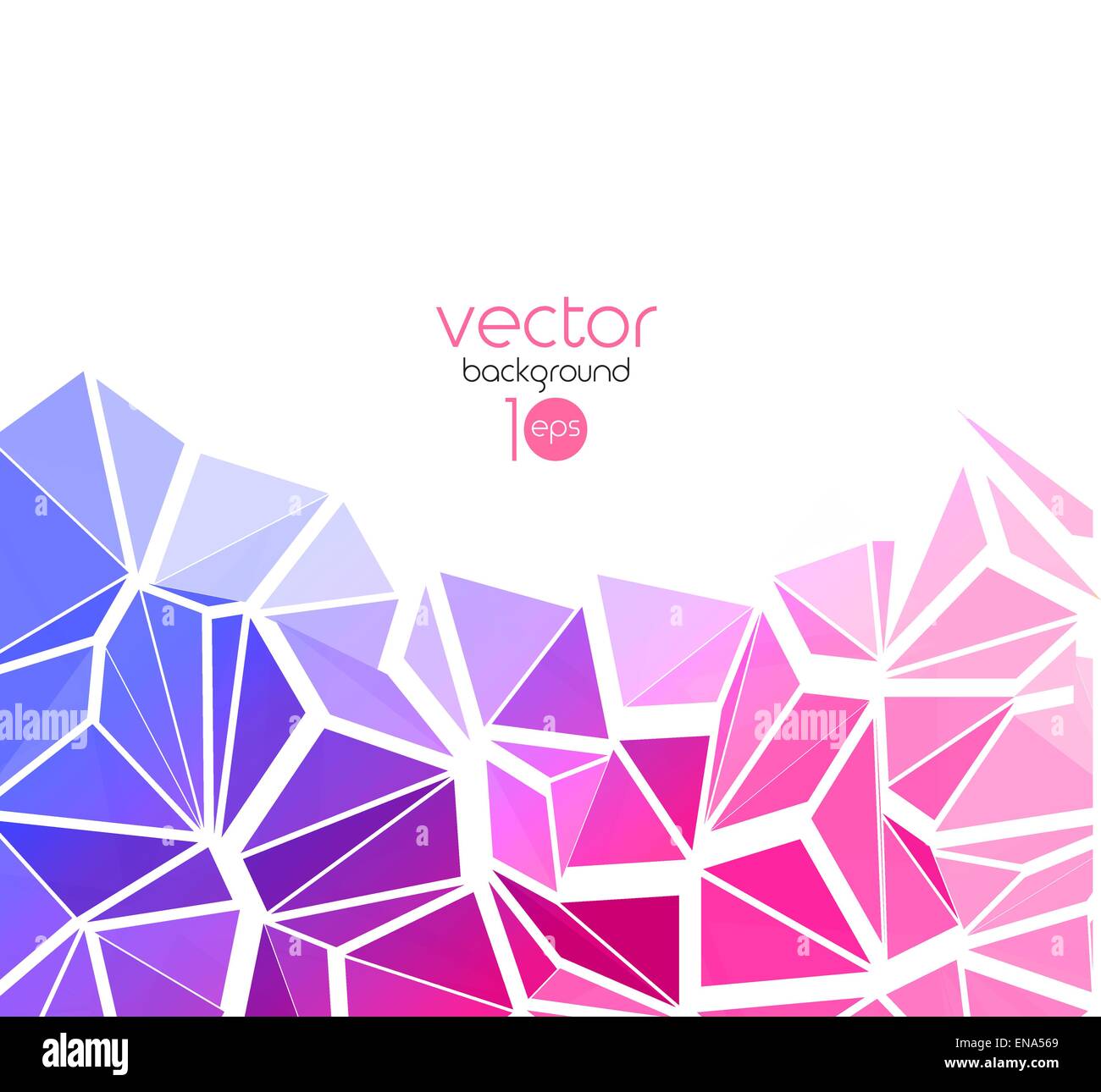 Vector color abstract geometric banner with triangle Stock Vector Image & Art - Alamy