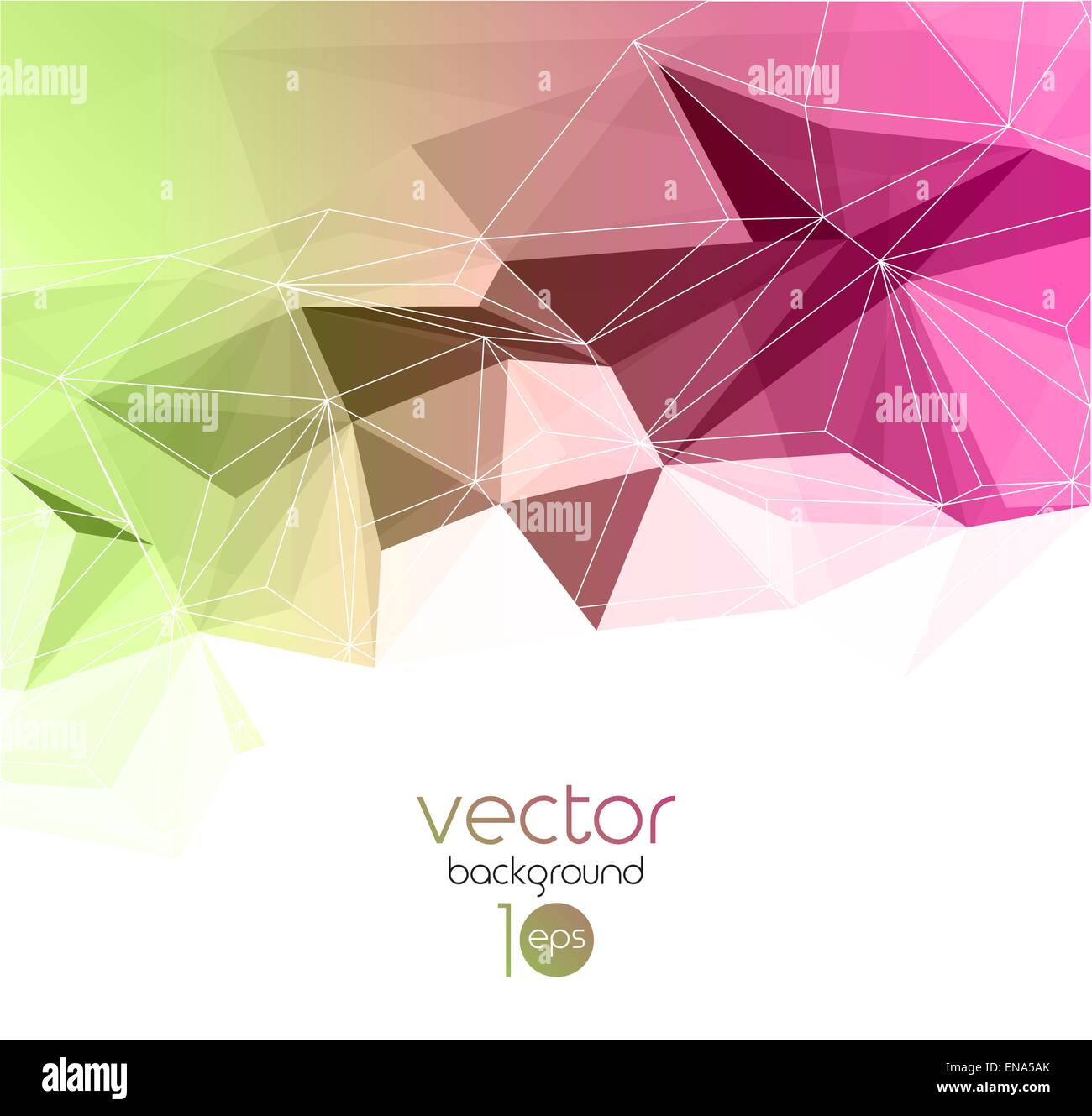 Vector color abstract geometric banner with triangle Stock Vector Image & Art - Alamy
