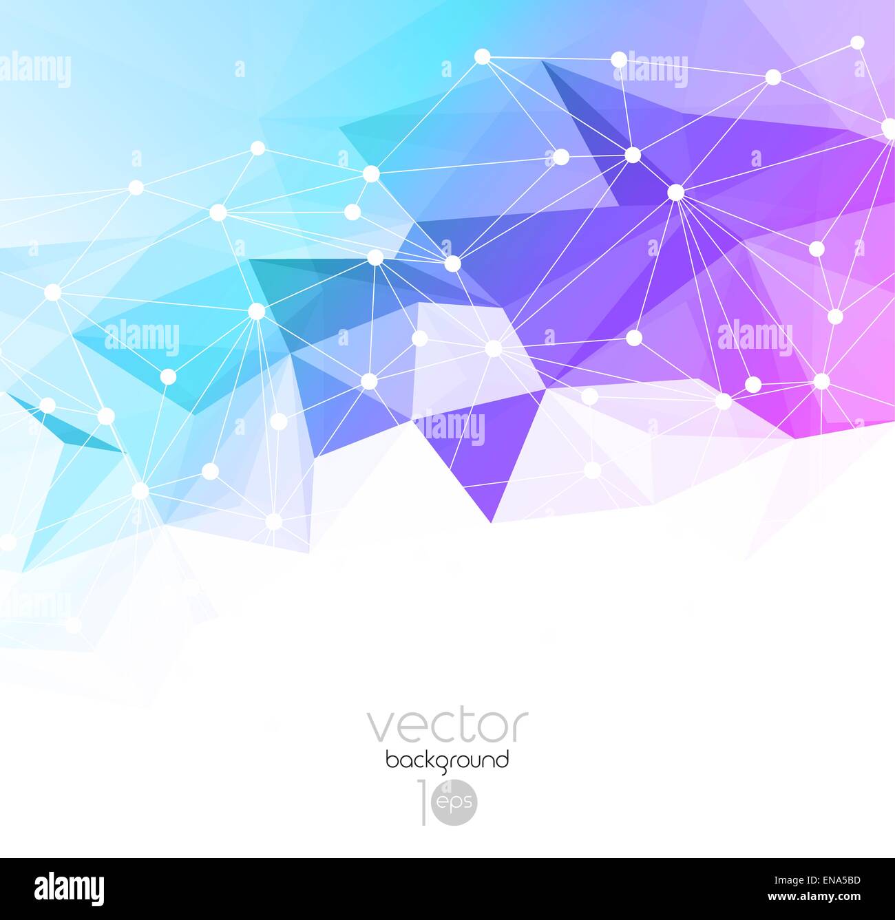 Vector color abstract geometric banner with triangle Stock Vector Image ...