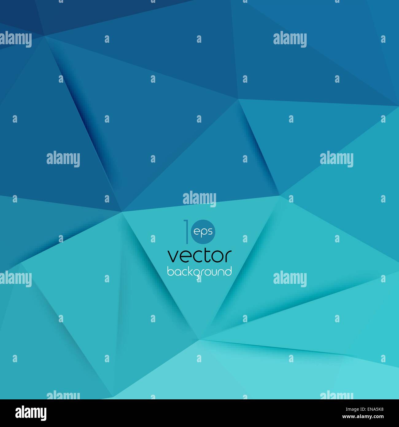 Vector abstract geometric blue background with triangle Stock Vector ...