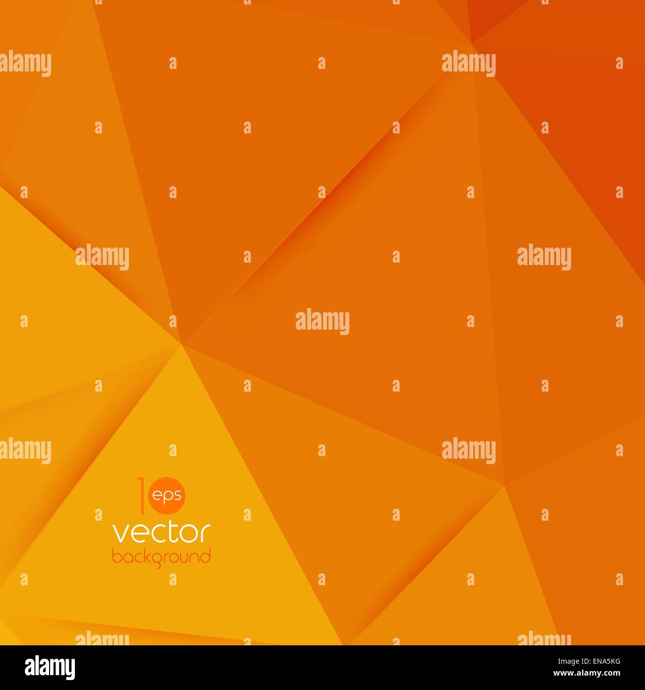 Vector abstract geometric orange background with triangle Stock Vector ...