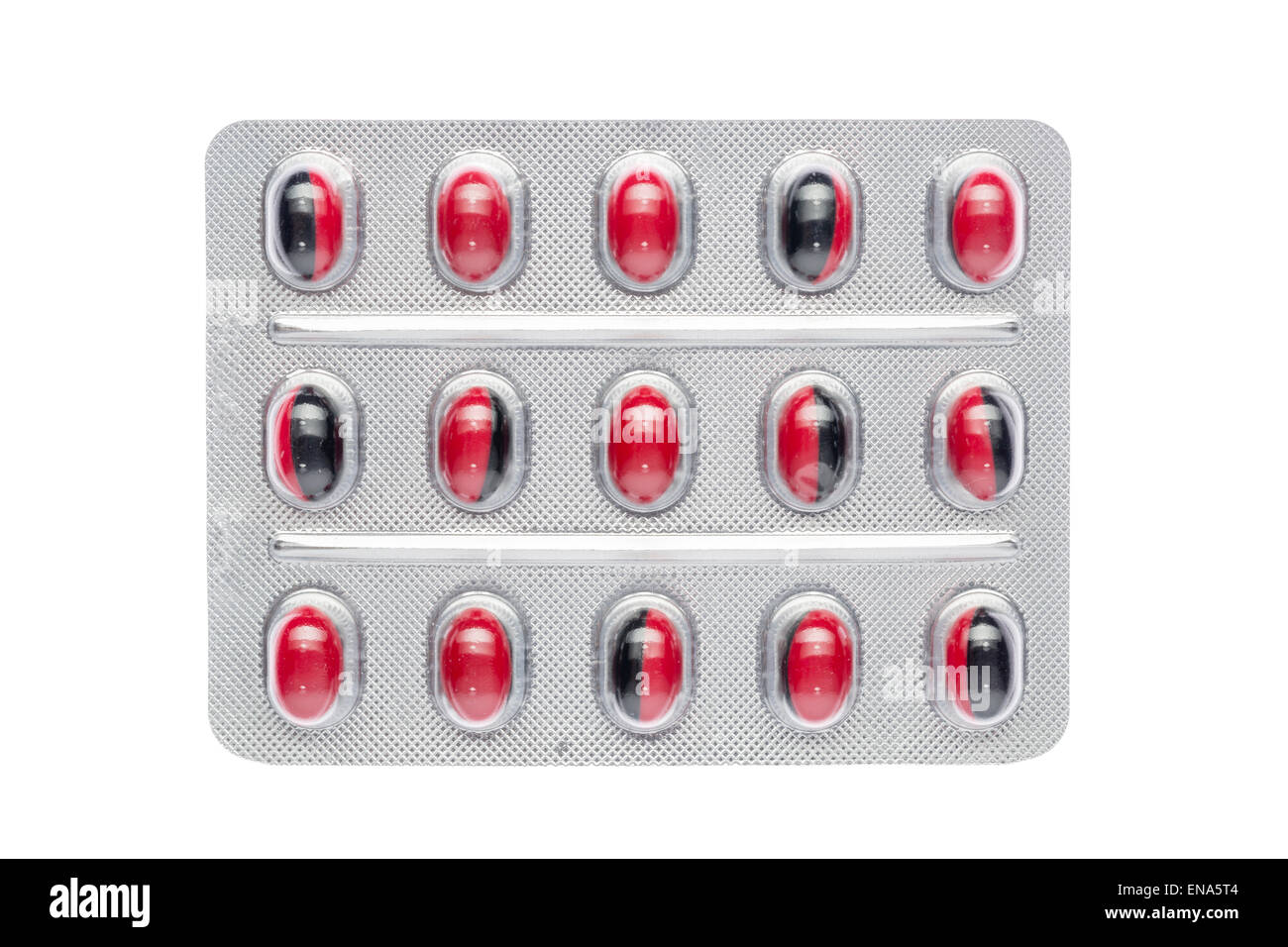 Black red drug pill vitamin Cut Out Stock Images & Pictures - Alamy