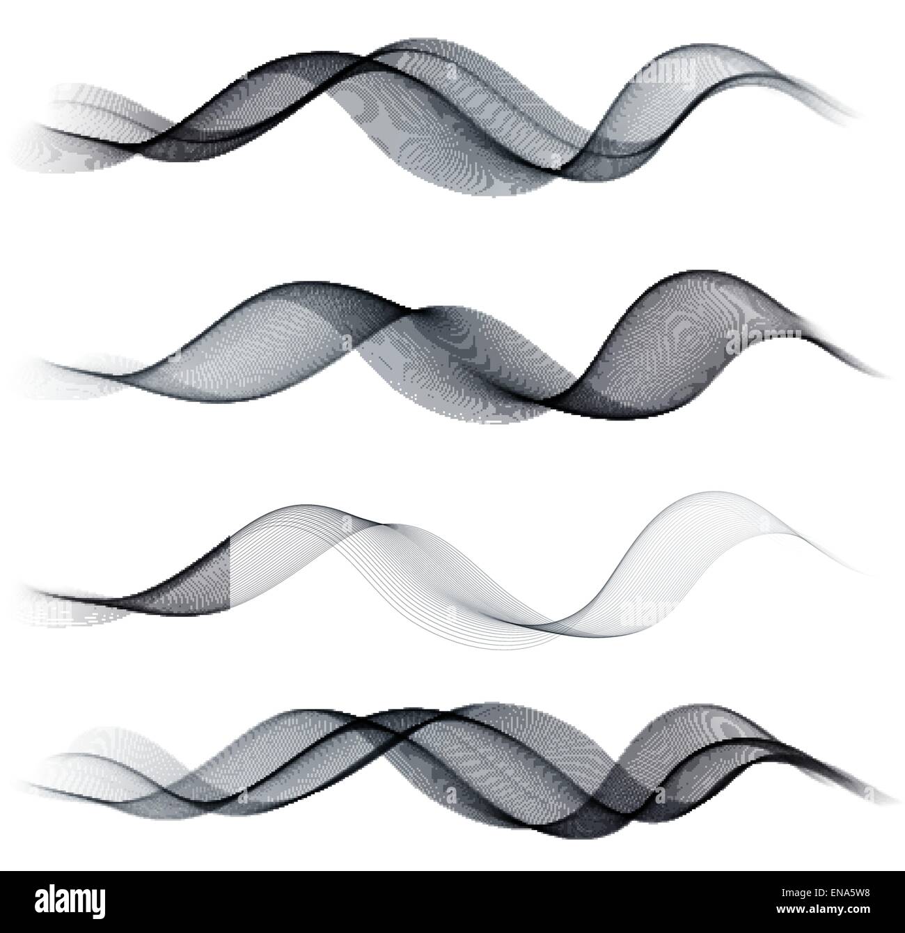 Vector illustration Abstract transparent wave. EPS 10 Stock Vector ...