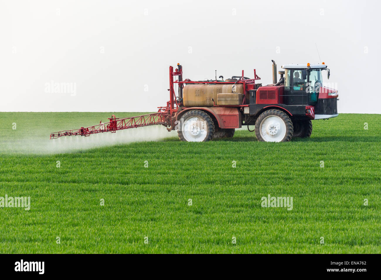Farmer spraying insecticide on corn hi-res stock photography and images ...