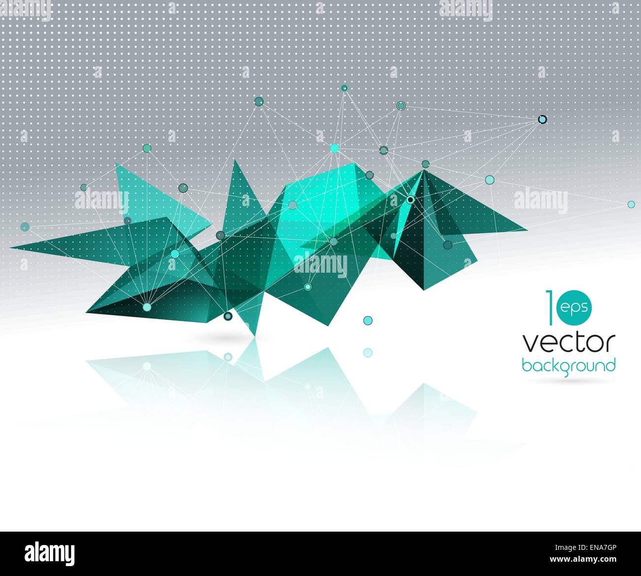 Vector color abstract geometric banner with triangle Stock Vector Image ...