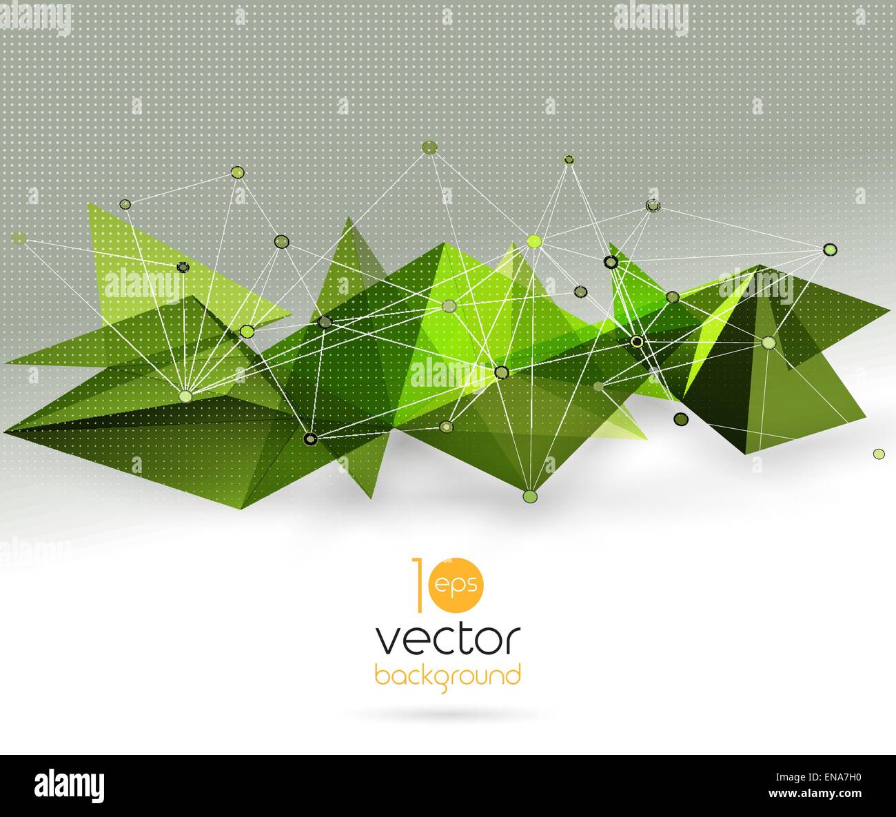 Vector color abstract geometric banner with triangle Stock Vector Image ...