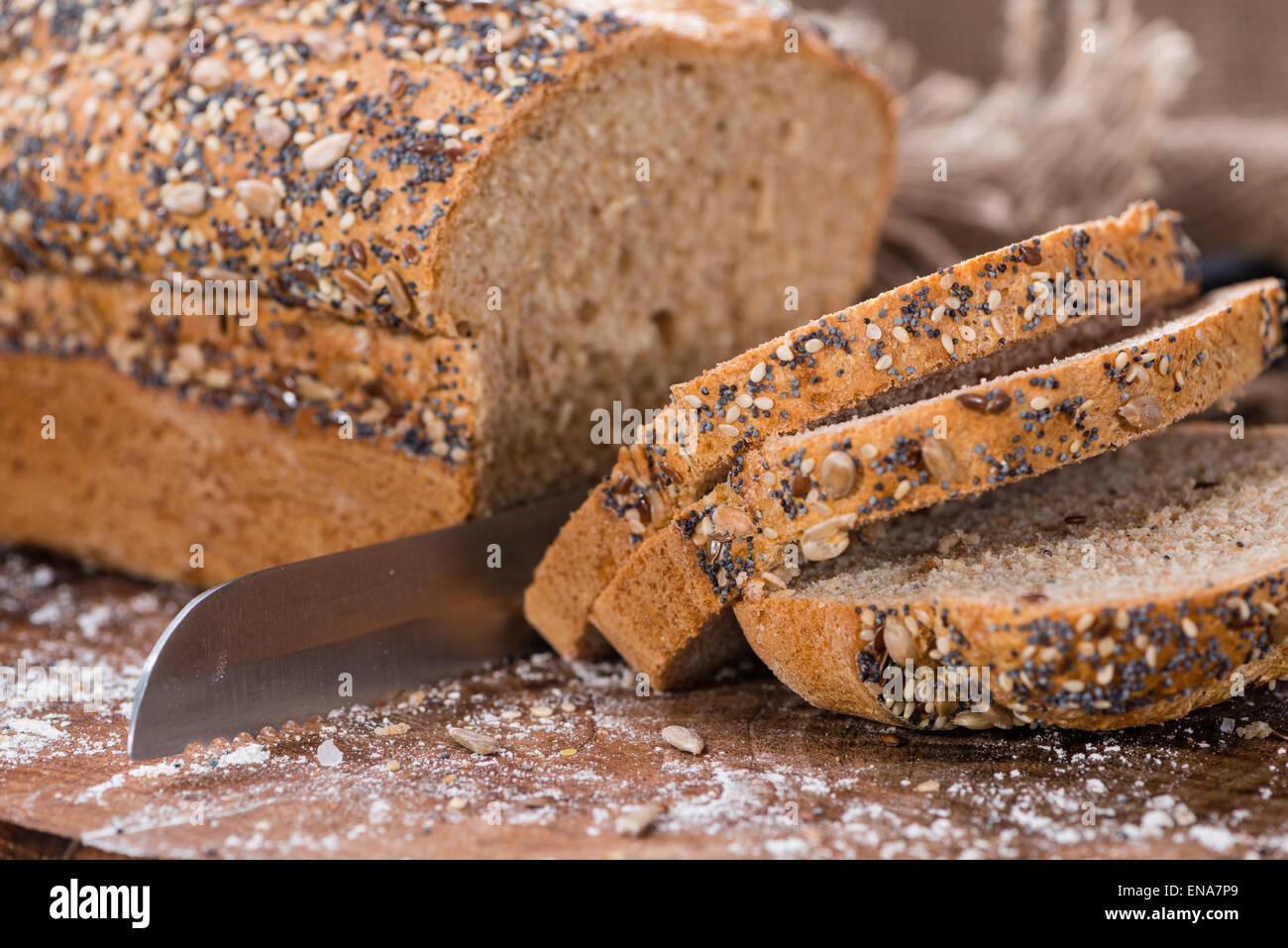 Rye wheat rustic bread hi-res stock photography and images - Alamy