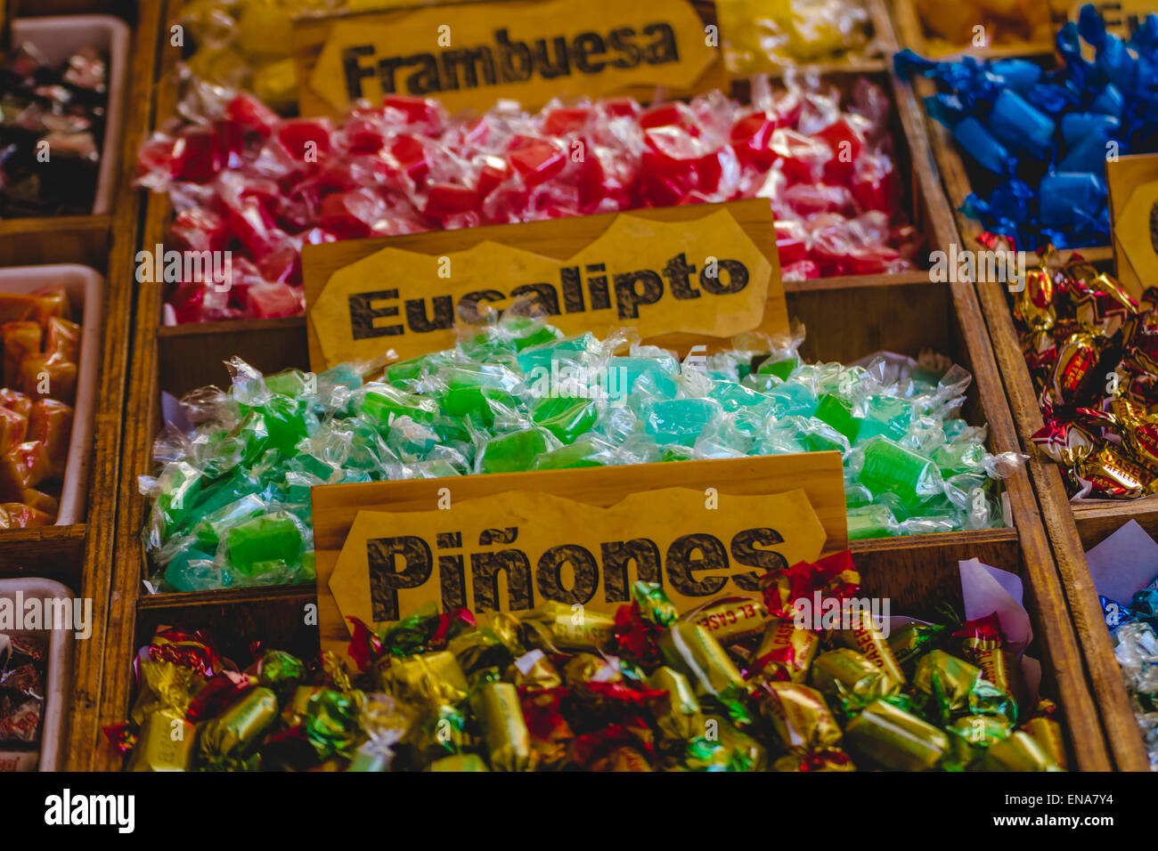 candies made by craftsmen in a medieval fair Stock Photo - Alamy