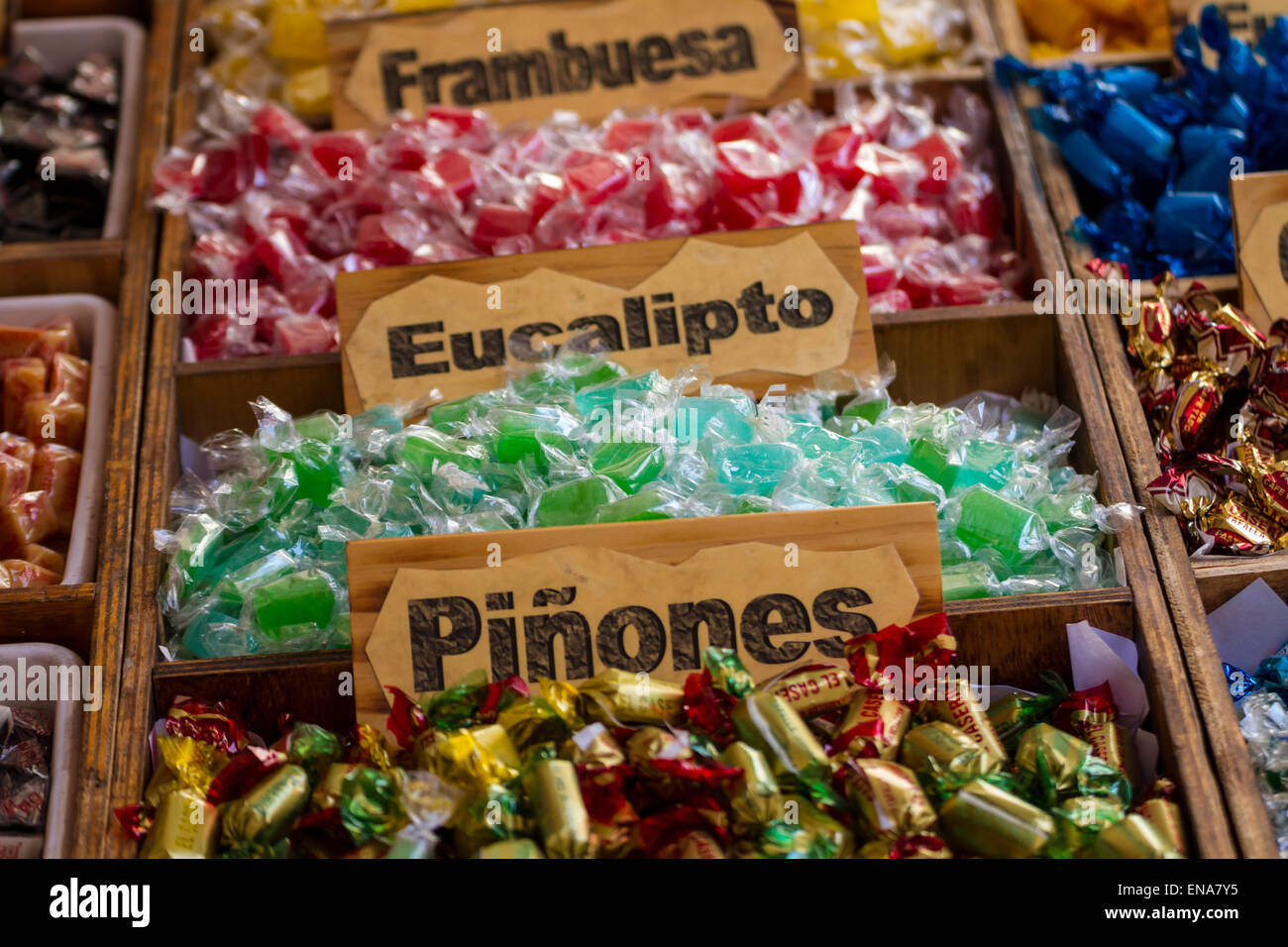 candies made by craftsmen in a medieval fair Stock Photo - Alamy