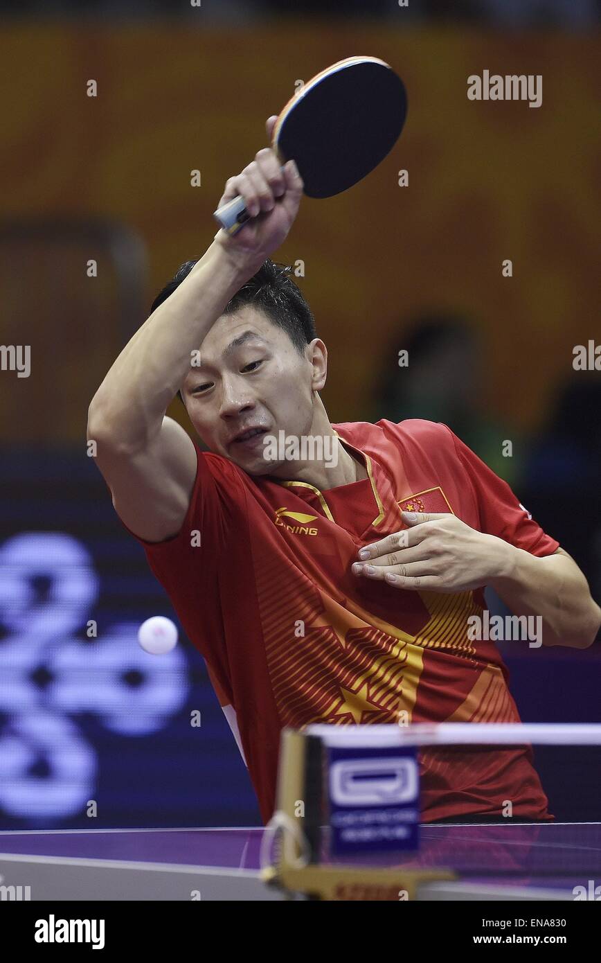 Suzhou, China. 30th April, 2015. World Table Tennis Suzhou 2015, Men s ...