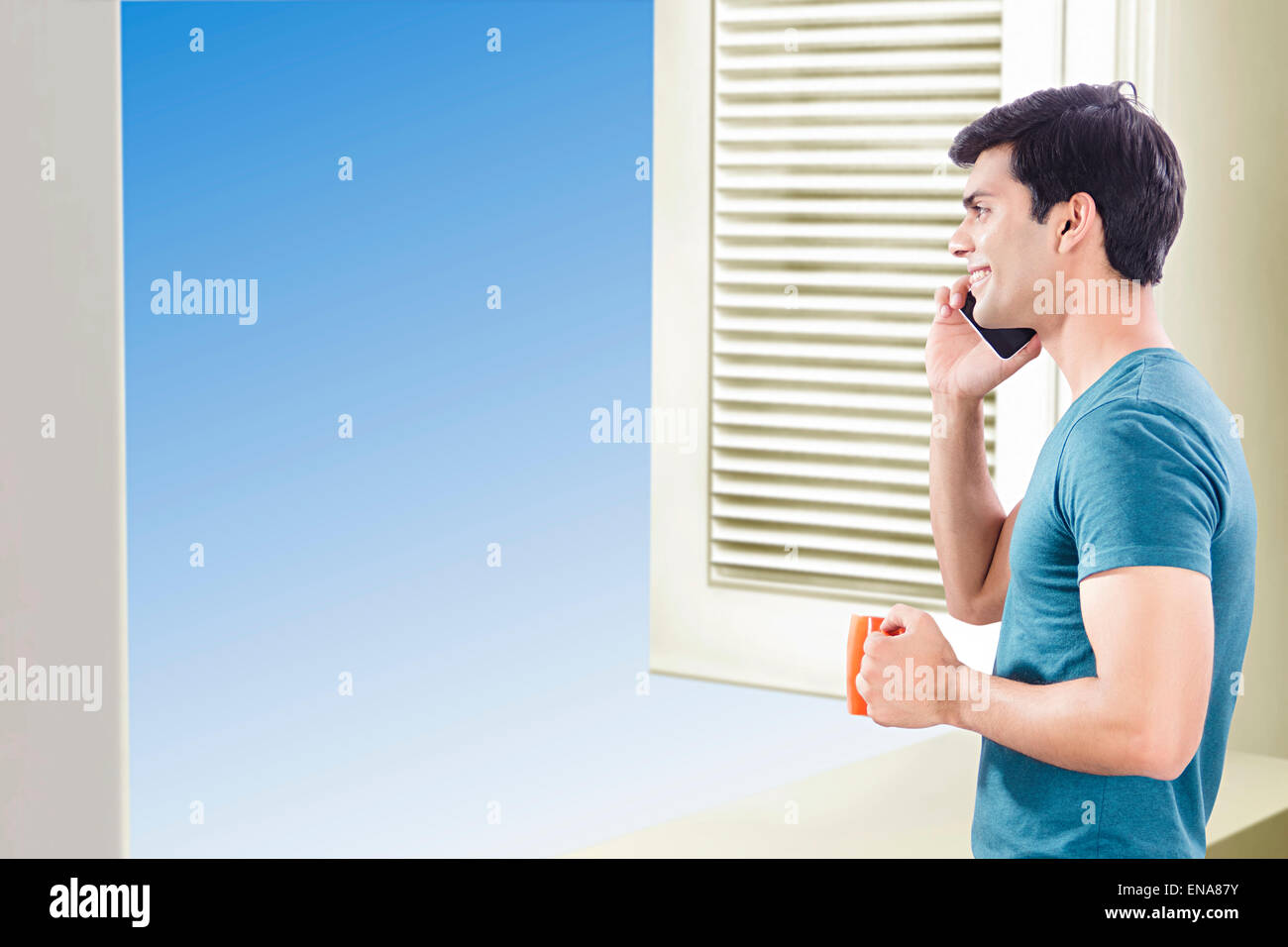 Indian mobile window hi-res stock photography and images - Alamy