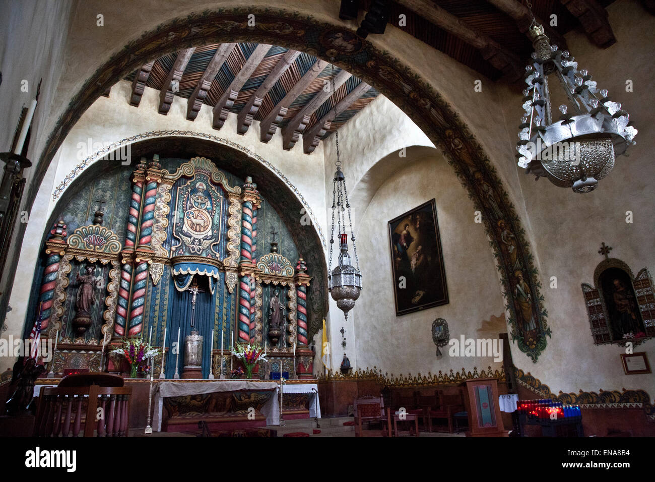 Our Lady of Mount Carmel Church in Montecito, California Stock Photo ... Our Lady of Mount Carmel Church in Montecito, California Stock Photo ...