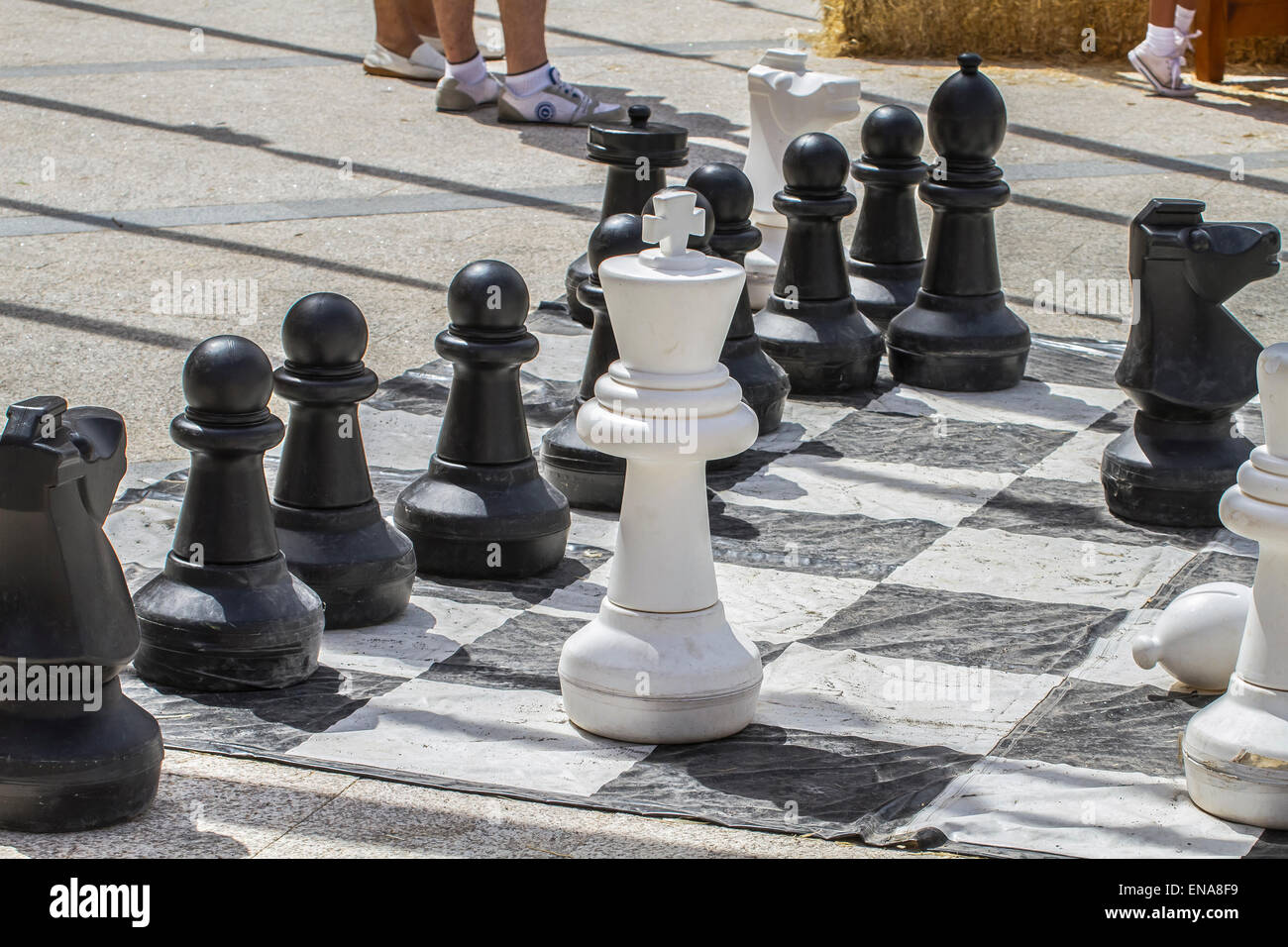 Giant chess game abstract concept hi-res stock photography and images ...