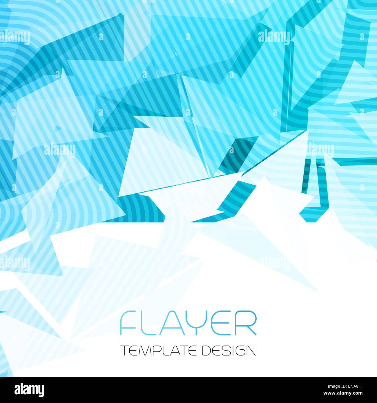 Vector color abstract geometric banner with triangle Stock Vector Image ...