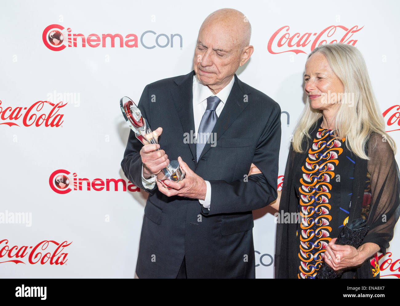 Actor Alan Arkin attends the 2015 Cinemacon Awards in Las Vegas Stock ...