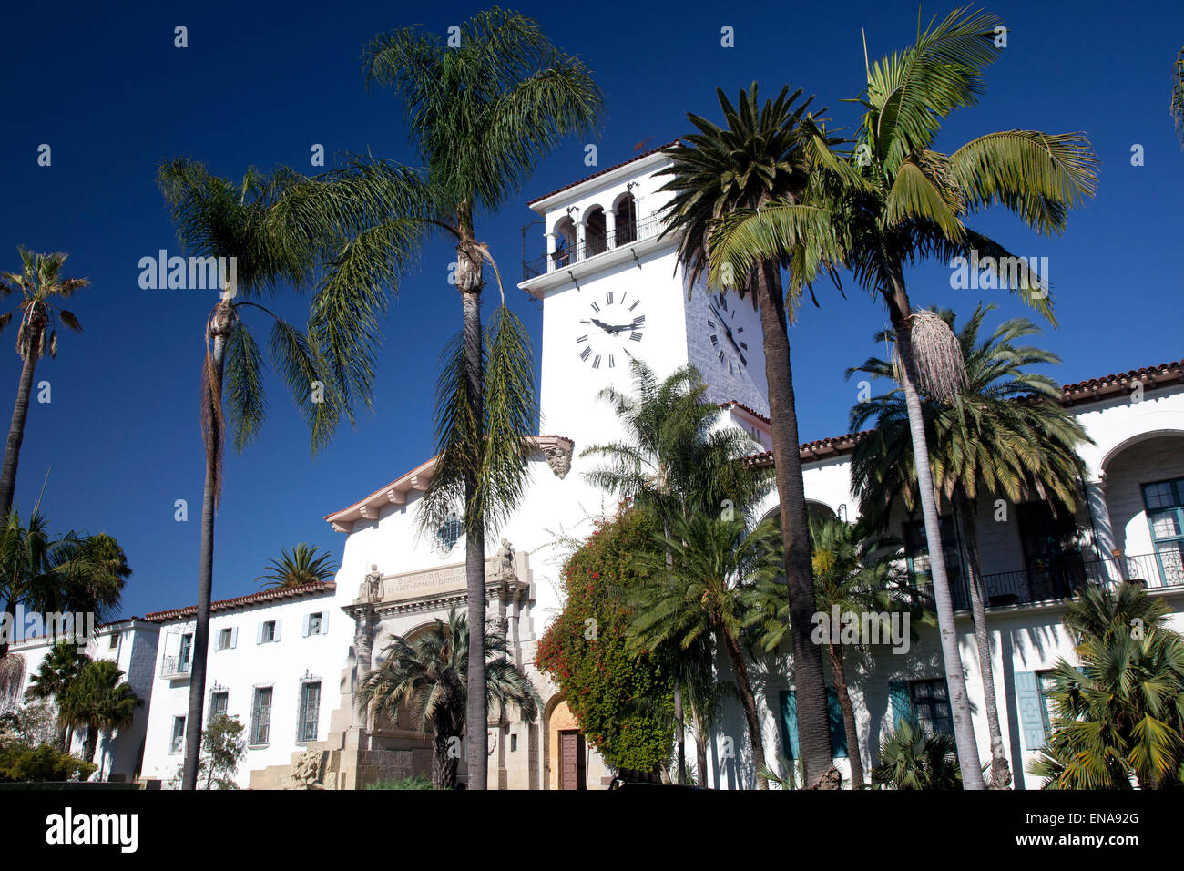 Santa Barbara City Hall, California Stock Photo - Alamy