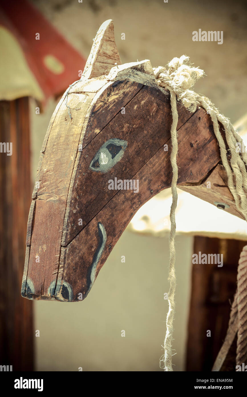 Rocking horse made wood hi-res stock photography and images - Alamy