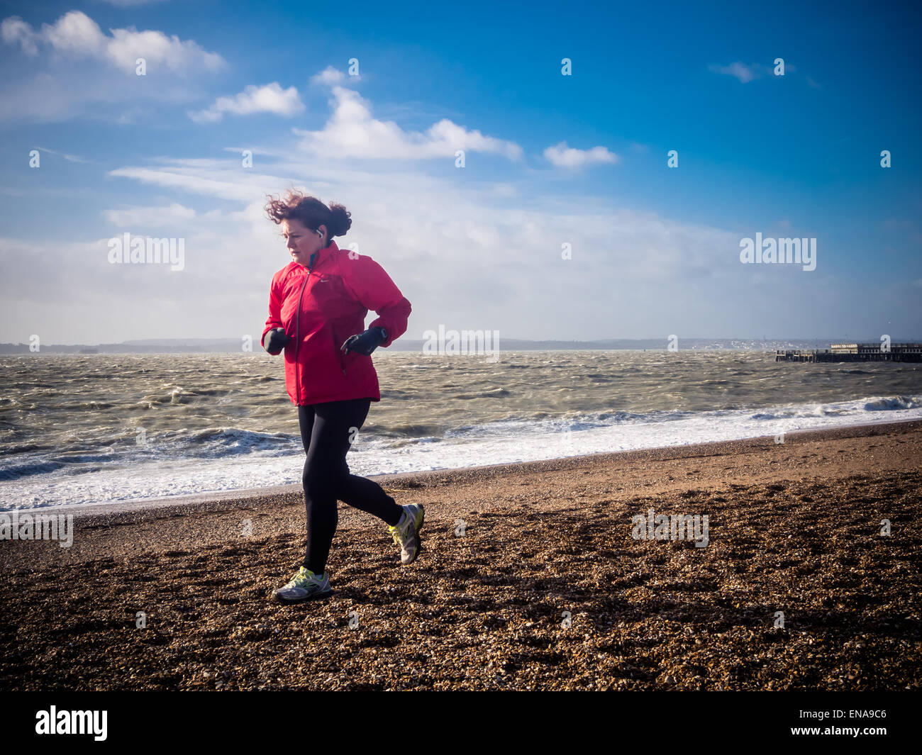 Lady runner hi-res stock photography and images - Alamy