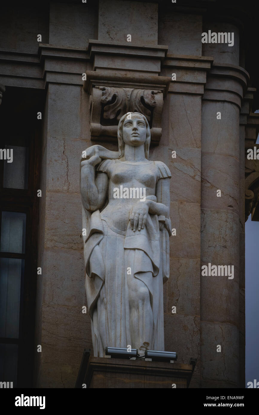 tipical architecture of the Spanish city of Valencia Stock Photo - Alamy