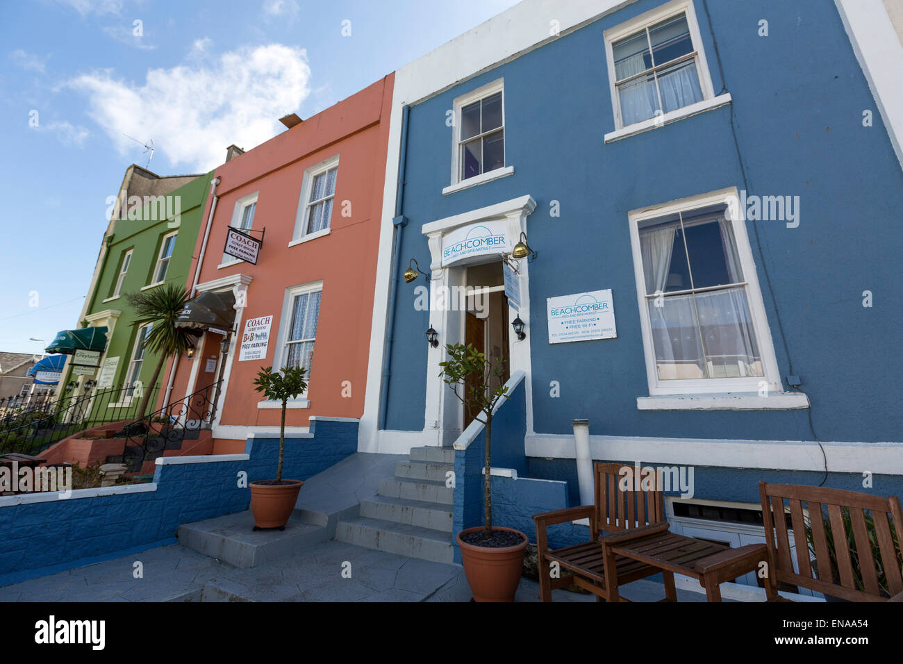Colorful terrace hi-res stock photography and images - Alamy