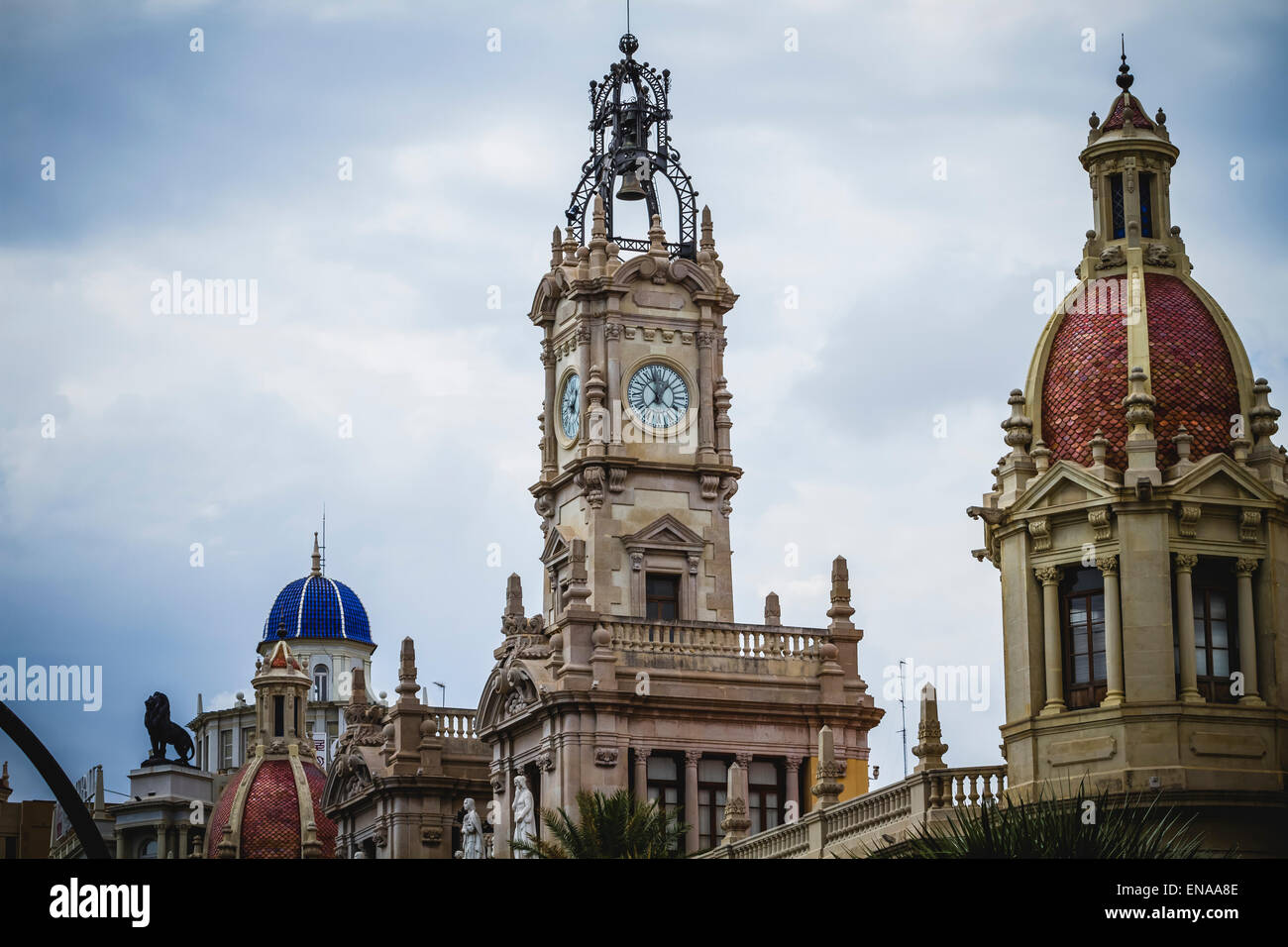 tipical architecture of the Spanish city of Valencia Stock Photo - Alamy