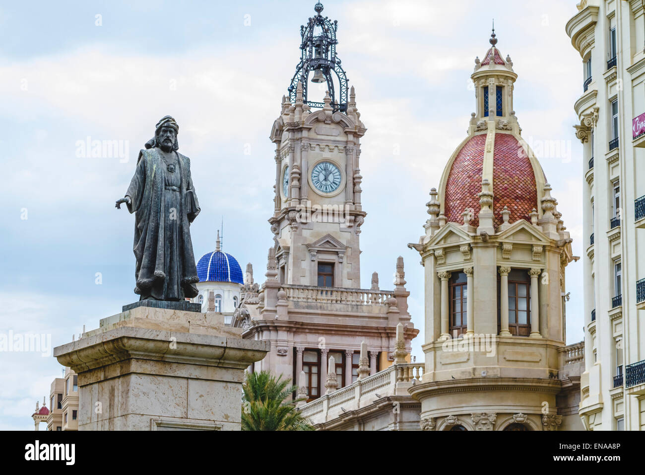 tipical architecture of the Spanish city of Valencia Stock Photo - Alamy
