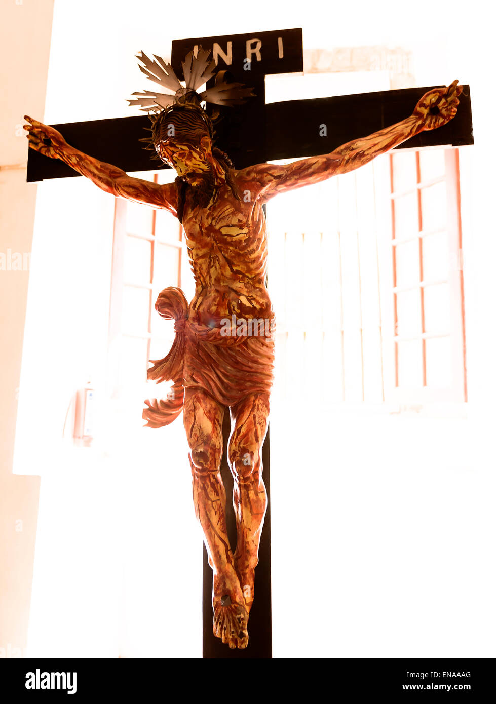 Crucifix icon inri iconic hi-res stock photography and images - Alamy