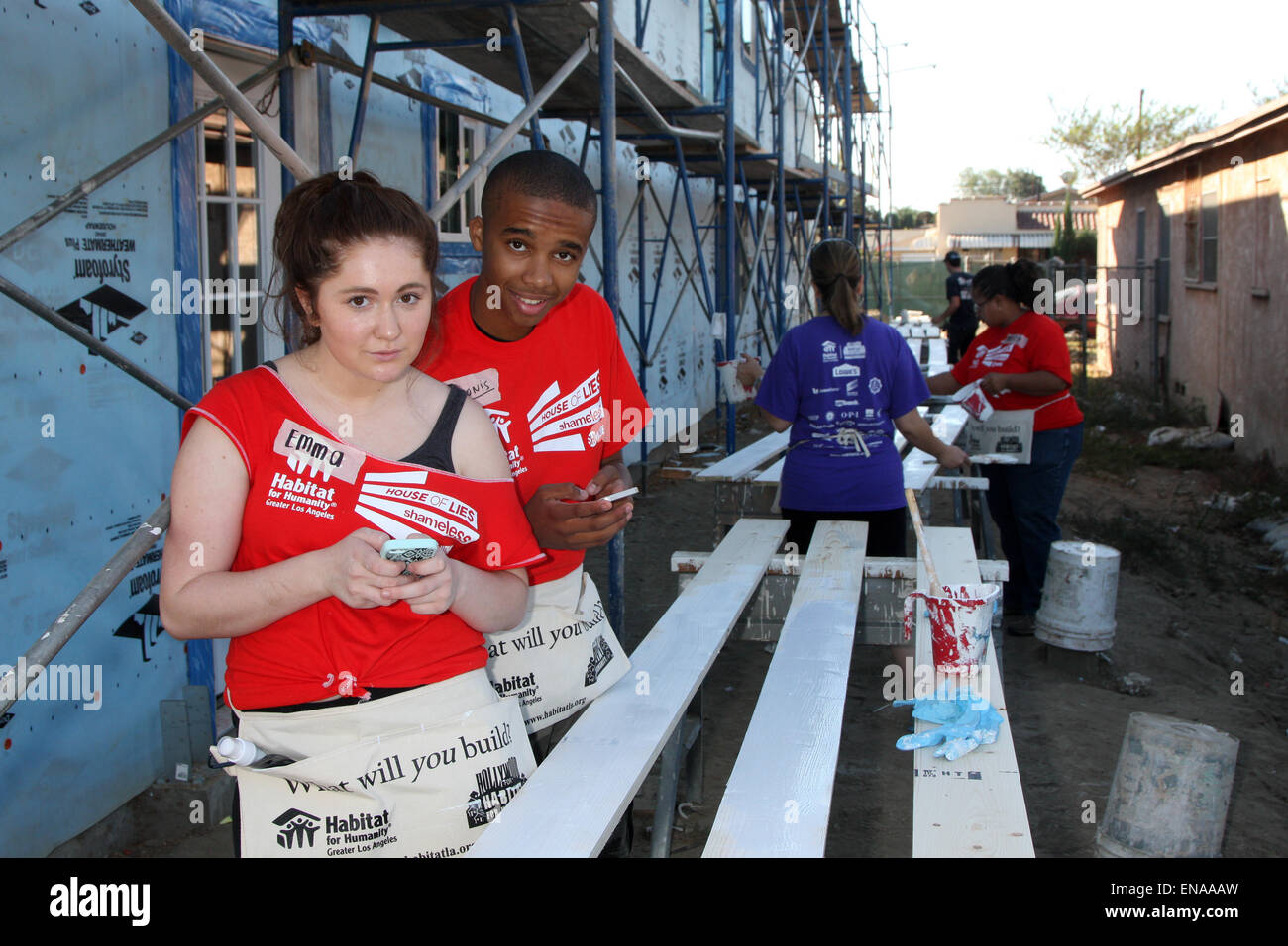 'Habitat for Humanity' Greater Los Angeles house build by the cast of Showtime's Shameless and ...