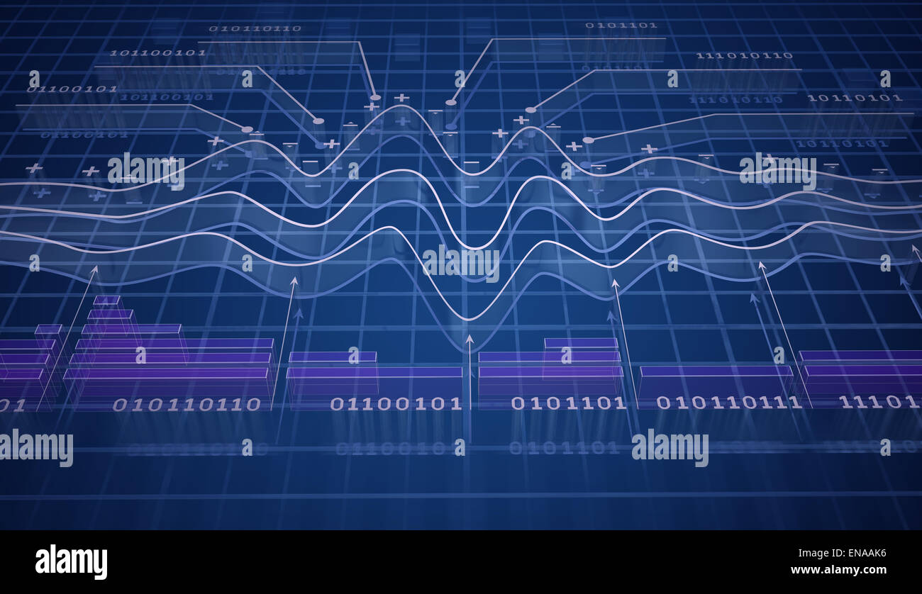 IT analytics, 3D background Stock Photo - Alamy
