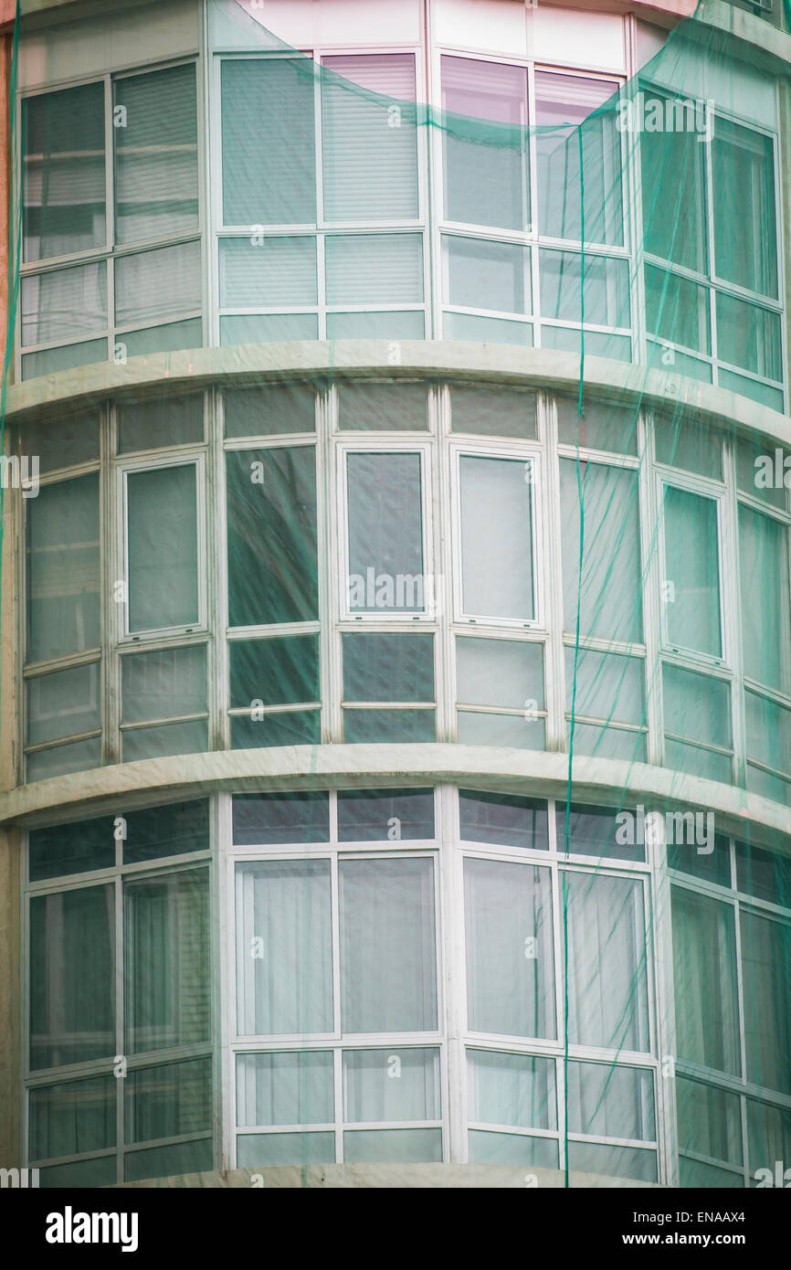 building restoration, Spanish city of Valencia, Mediterranean ...