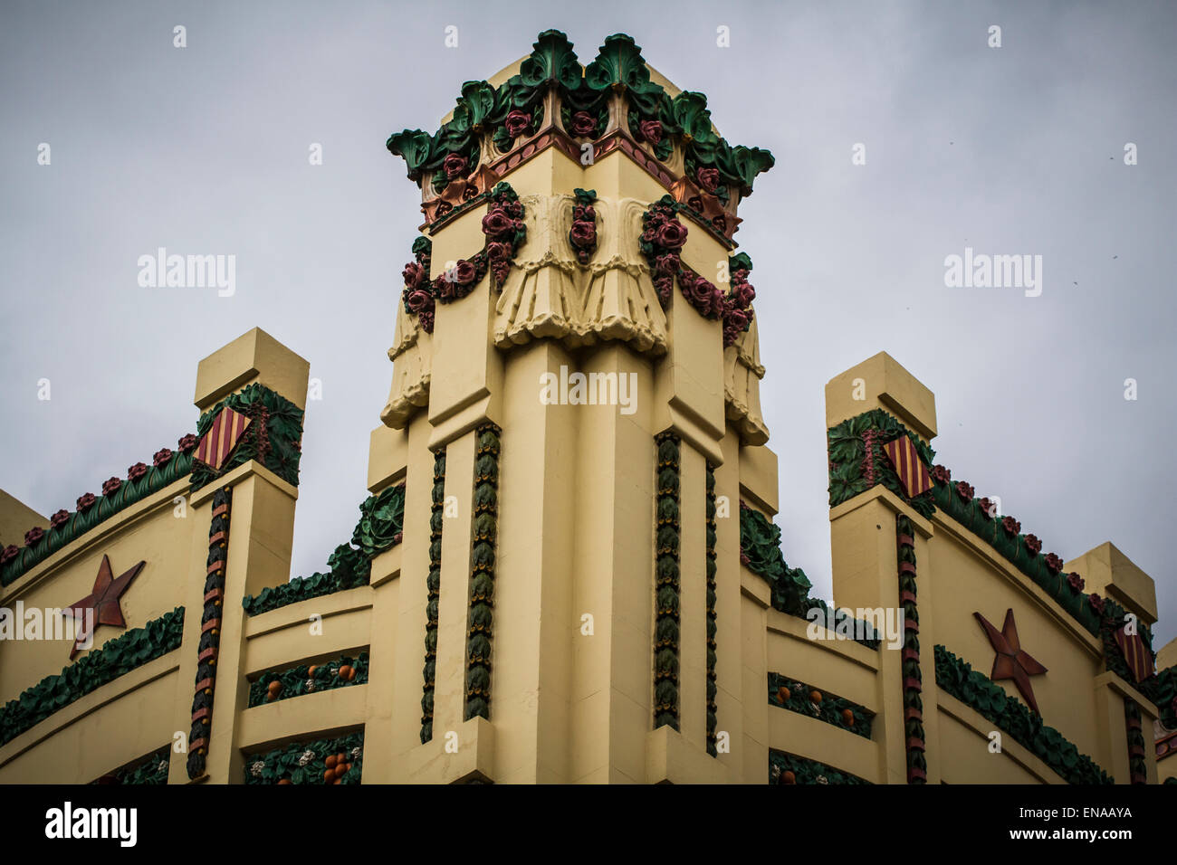 Spanish city of Valencia, Mediterranean architecture Stock Photo - Alamy